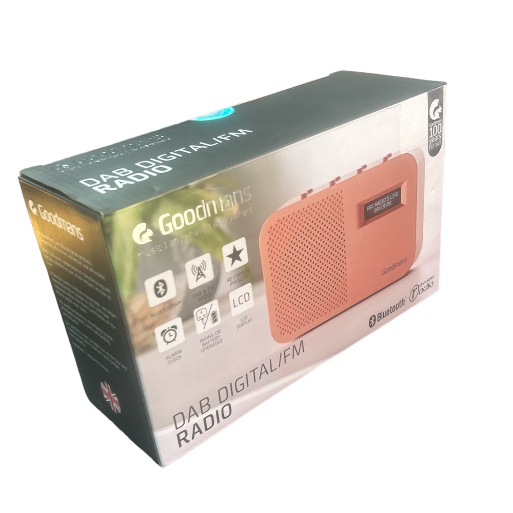 New goodmans dab digital radio pink - Own4Less